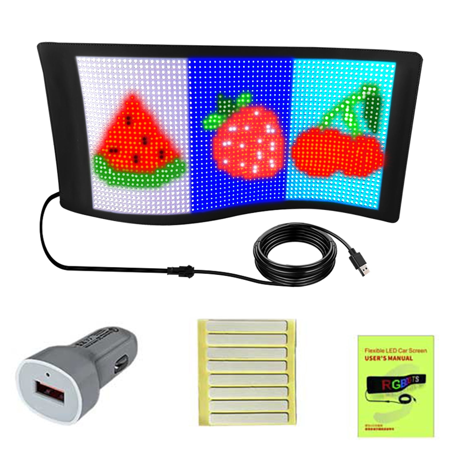 Chicmine Scrolling LED Sign Programmable Flexible Business LED Sign ...