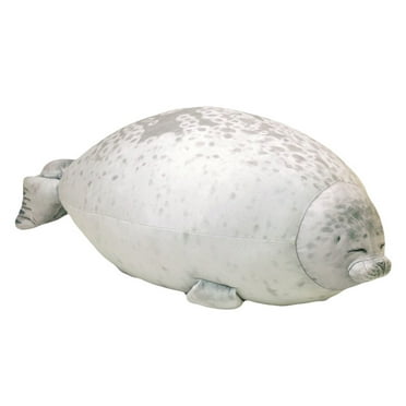 Chubby Blob Seal Plush Pillow, Cute Stuffed Animal Seal Plushie Toy ...