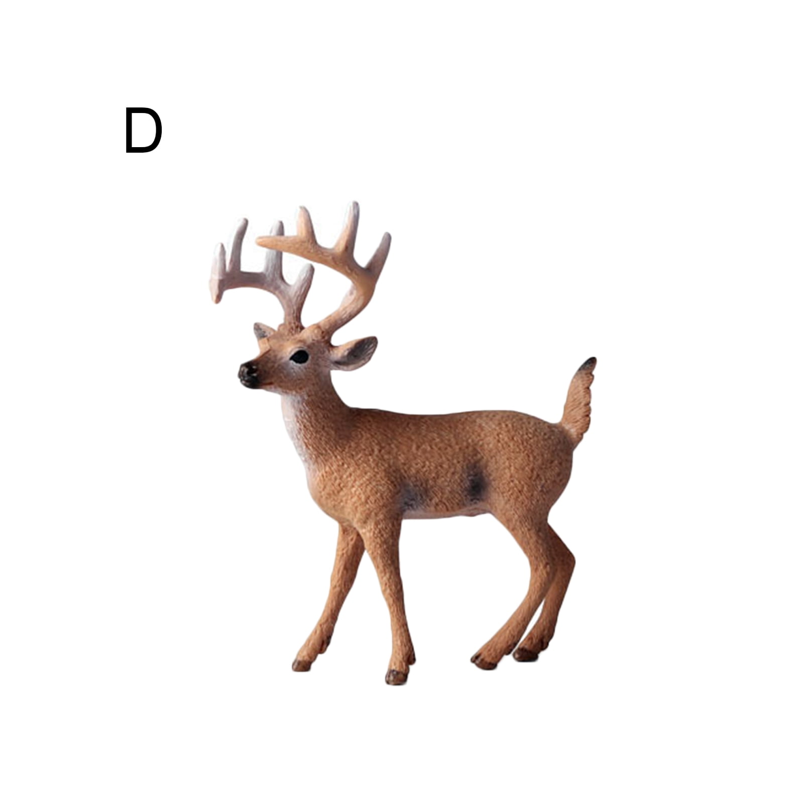 Chicmine Simulated Solid Forest Deer Figurine Elk Animal Model Table ...