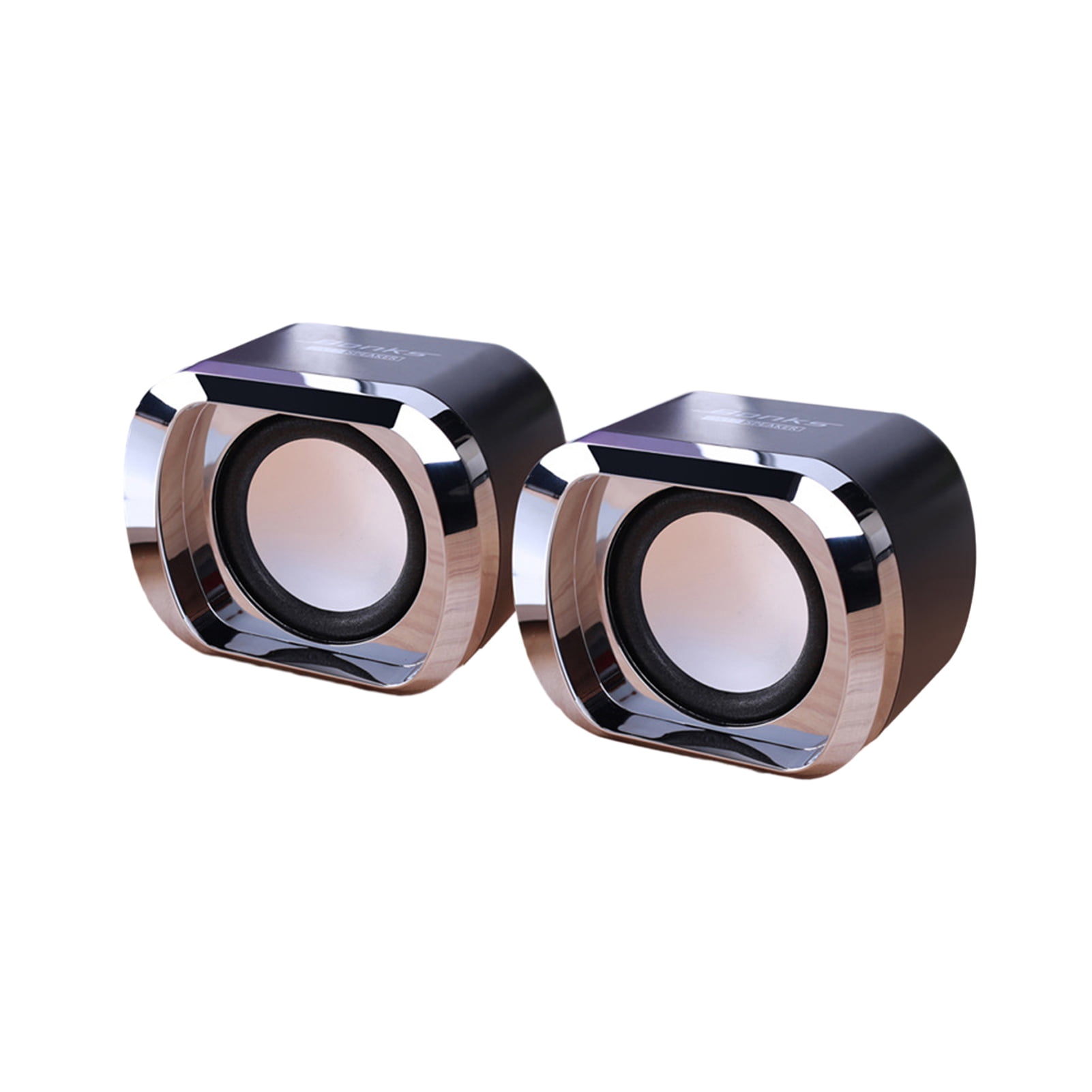 Chicmine Small USB Speaker Sound Box Virtual Surround Sound Computer ...