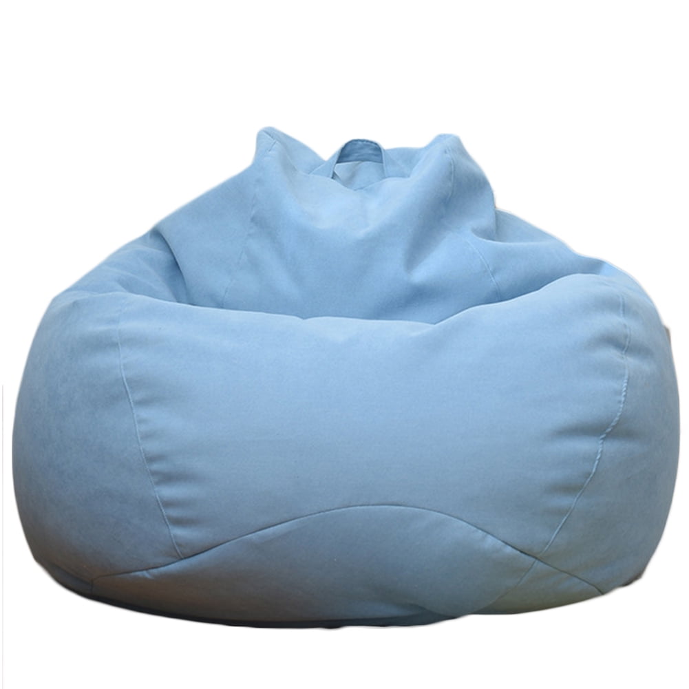 Chicmine Solid Color Cloth Lazy Lounger Bean Bag Sack Chair Sofa Dust ...