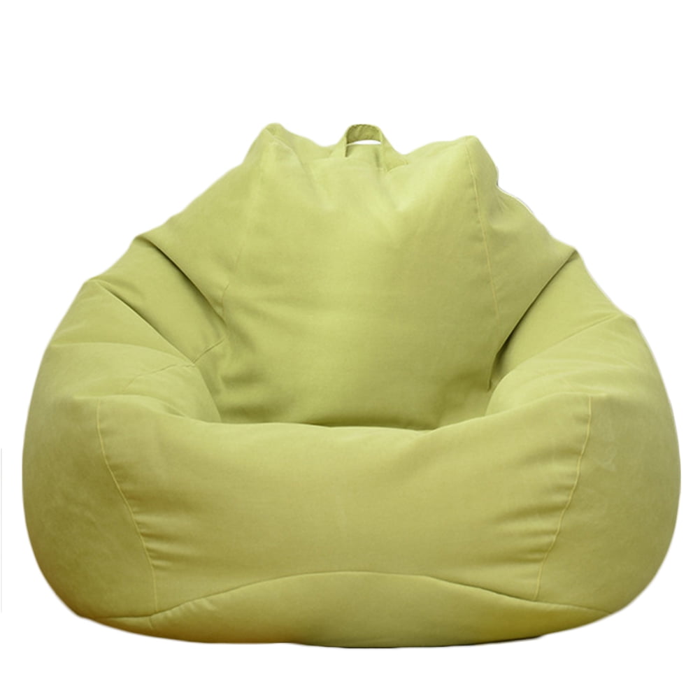Chicmine Solid Color Cloth Lazy Lounger Bean Bag Sack Chair Sofa Dust ...