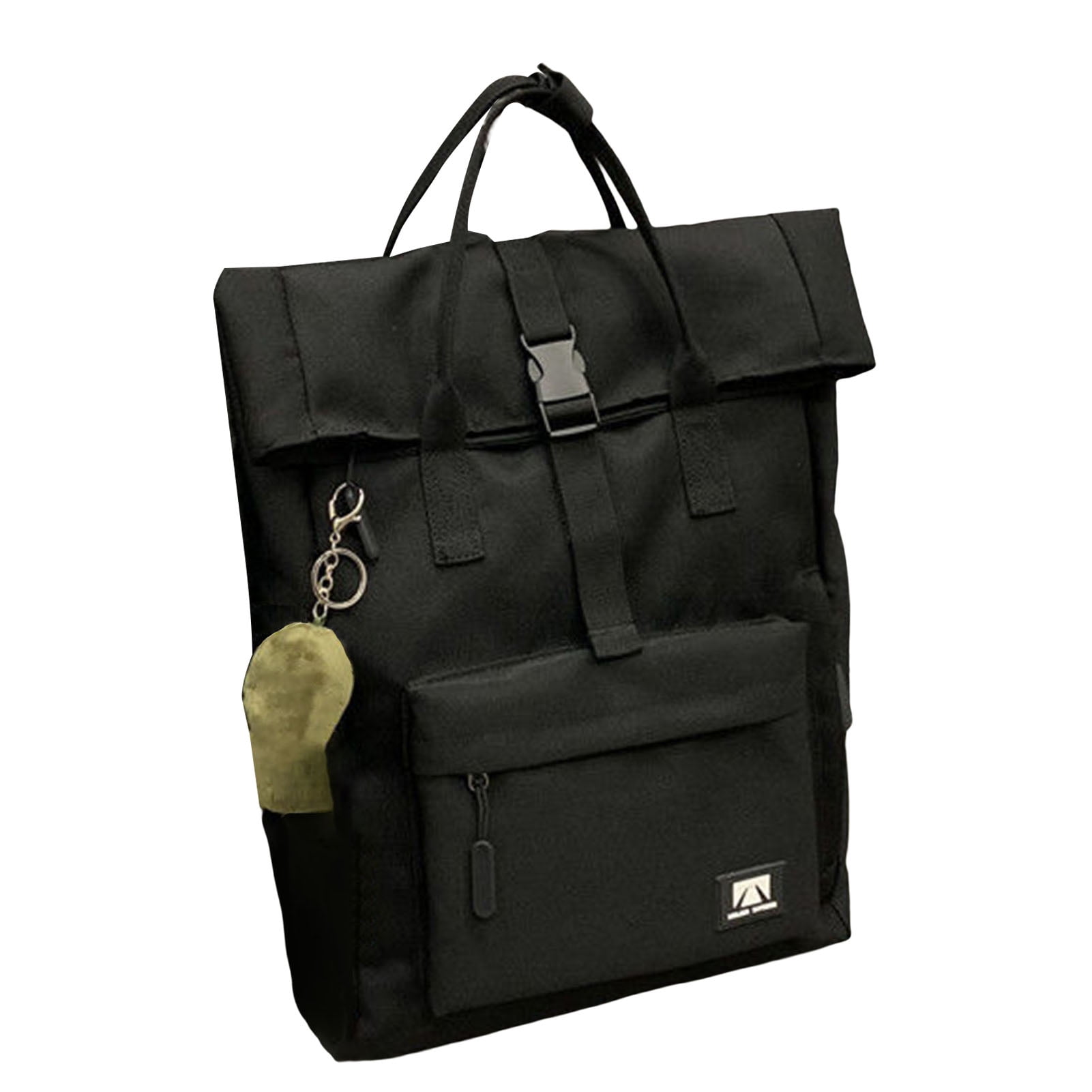 Chicmine Student Backpack Adjustable Straps Large Capacity Solid Color ...