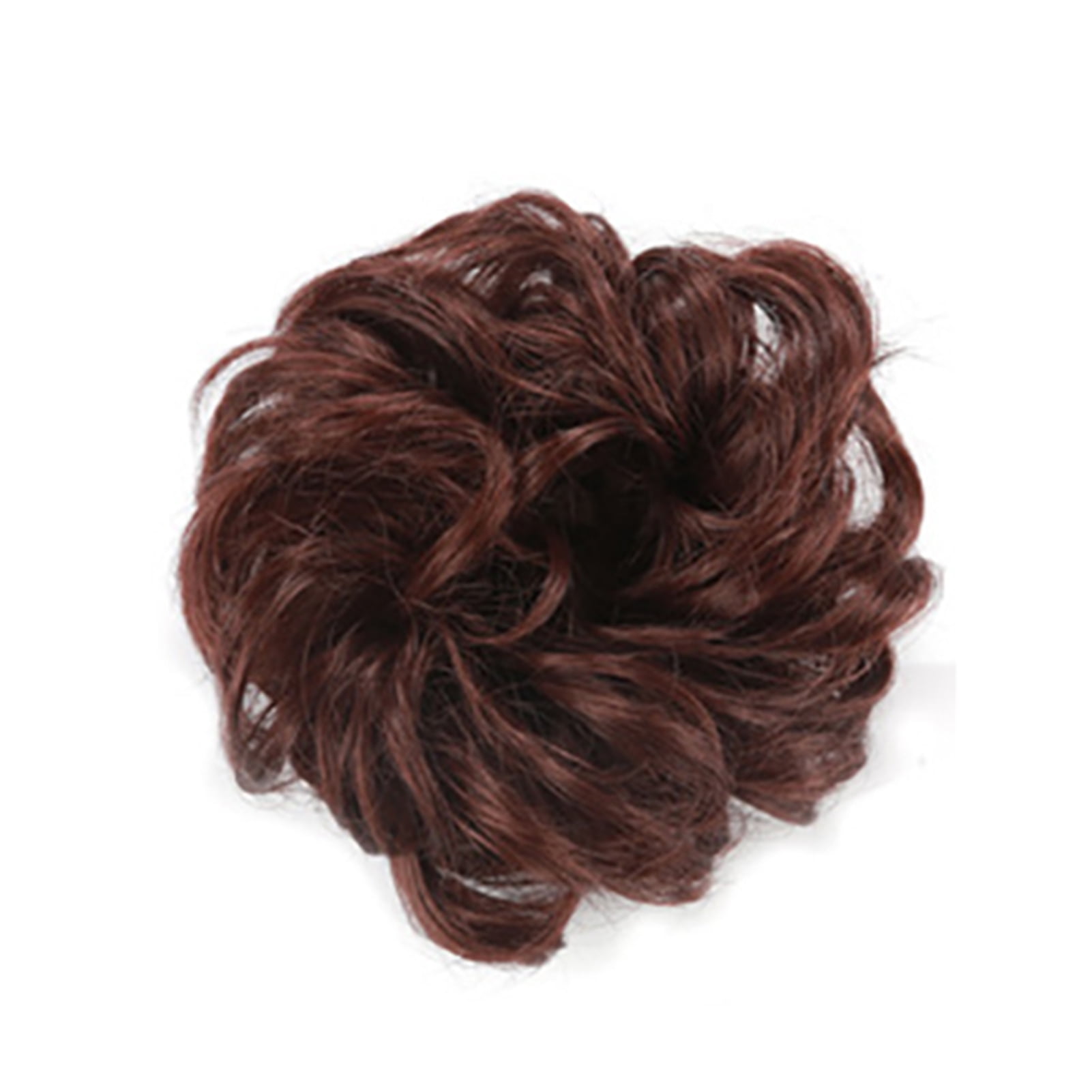 Chicmine Synthetic Fiber Curly Chignon Fake Hair Extension Bun Wig ...
