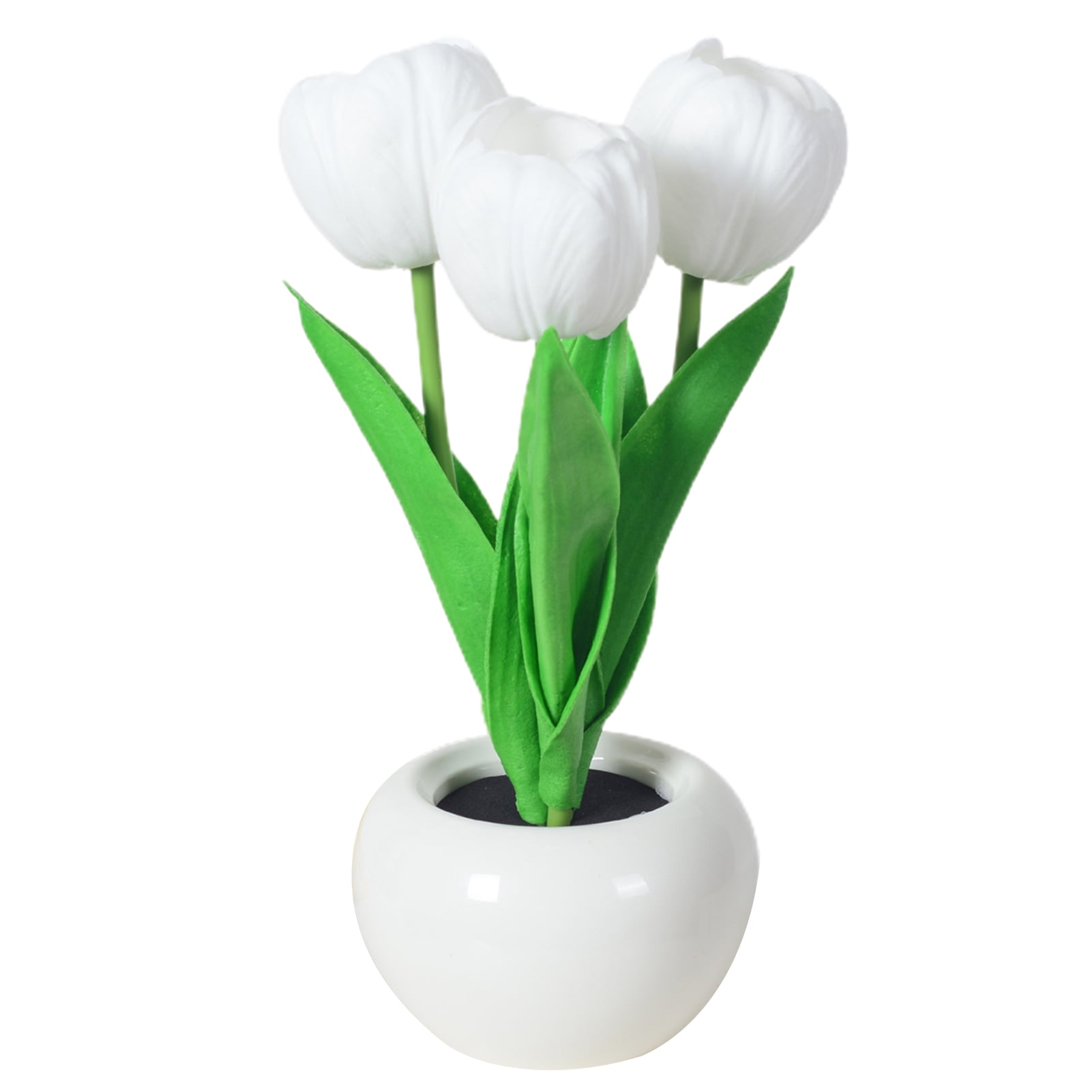 Chicmine Tulip LED Lamp Realistic Looking Glare Free Fine Texture ...
