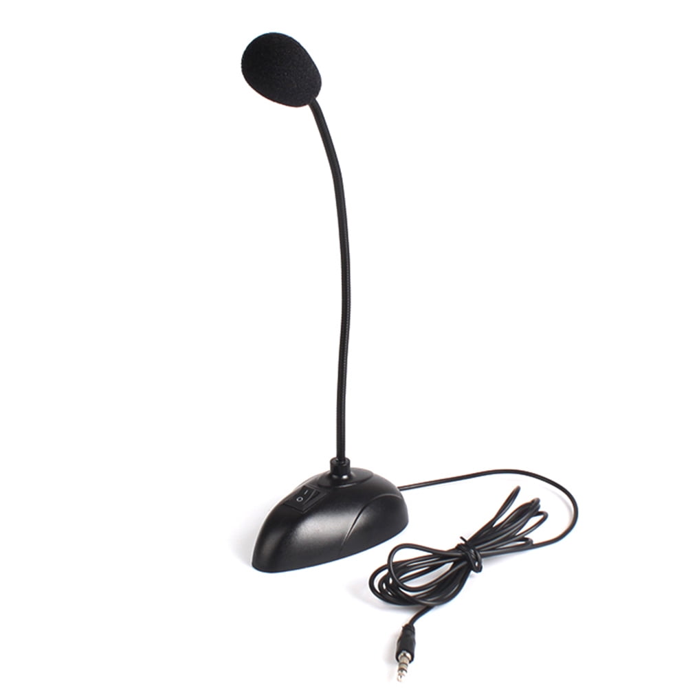 Chicmine Wired Base Desktop Microphone Mobile Phone Karaoke Gaming ...