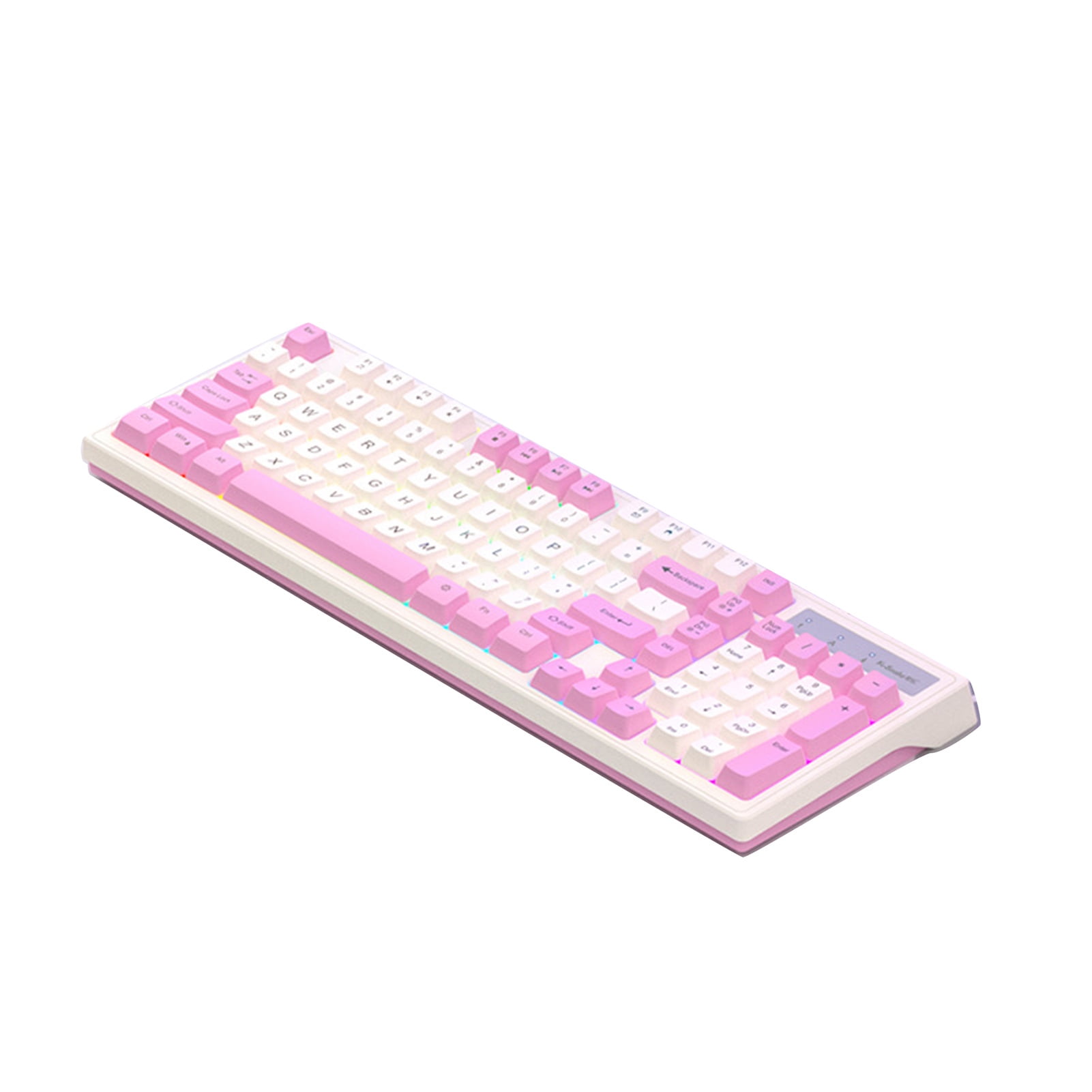 Chicmine Wired Gaming Keyboard with Colorful LED Backlight Fashion ...