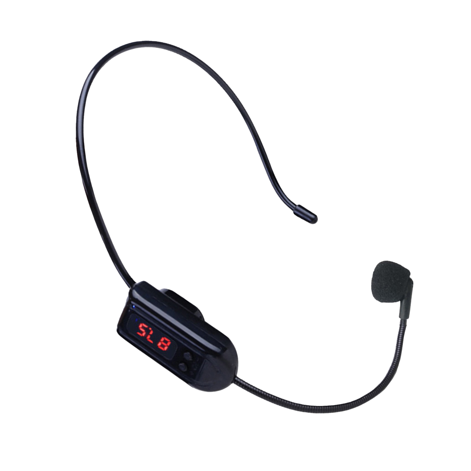 Chicmine Wireless Microphone Head-mounted High Sensitivity Portable FM ...