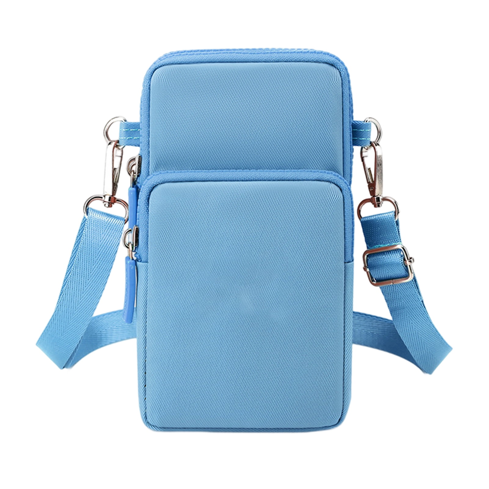 Chicmine Women Mobile Phone Bag Multi-pockets Zipper Adjustable Nylon ...