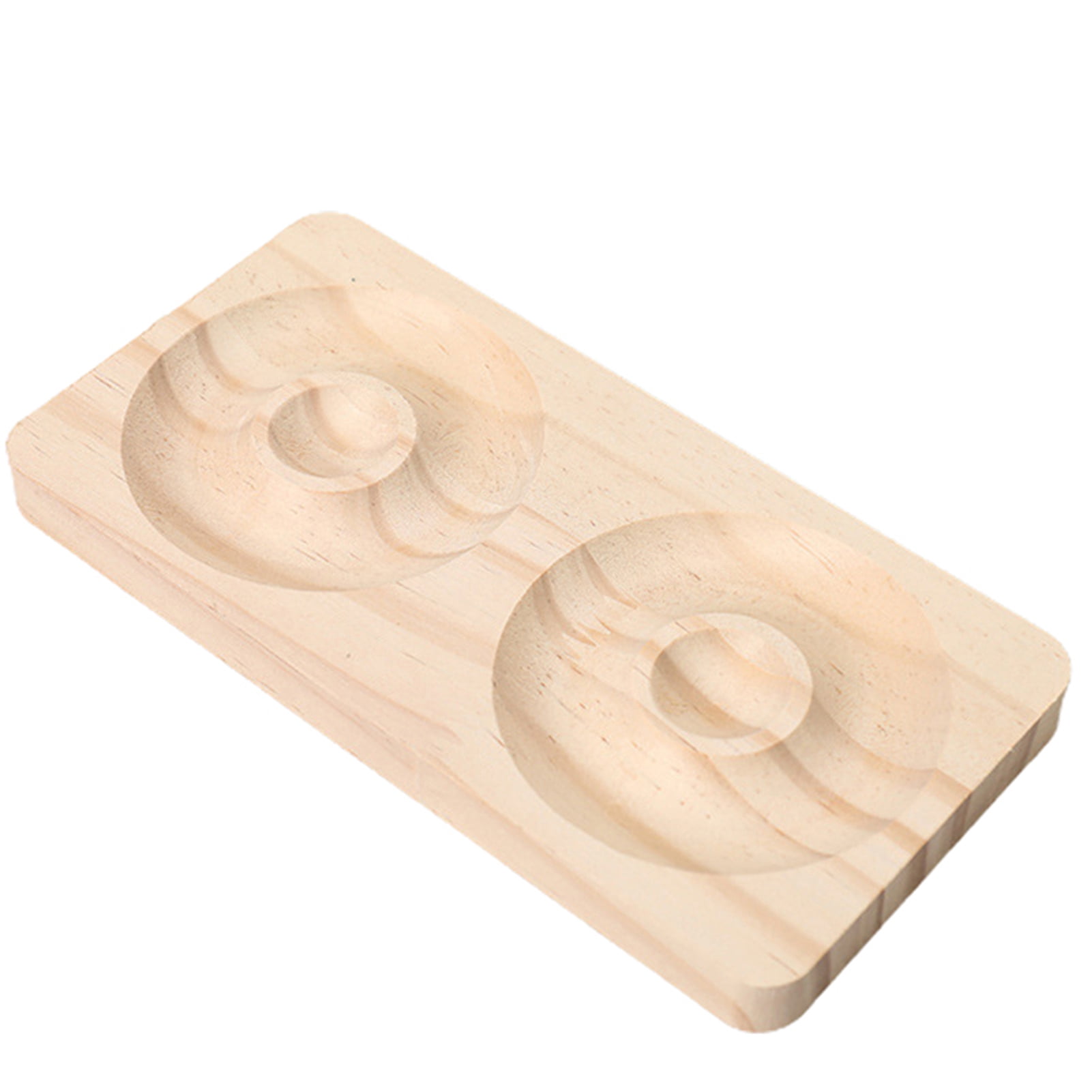 Chicmine Wooden Bracelet Stand Wooden Bracelet Holder Rustic Solid Wood ...