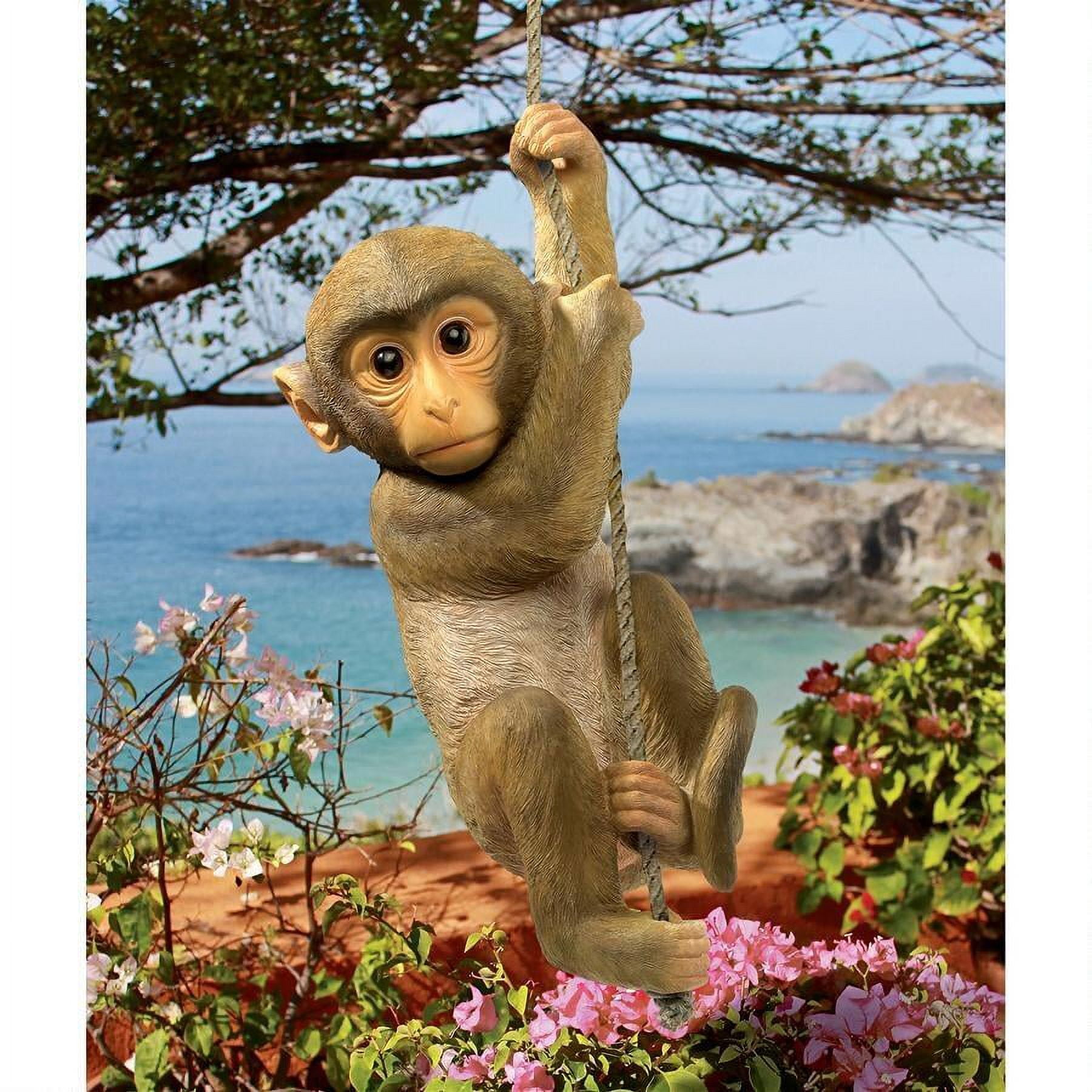 Chico, The Chimpanzee Hanging Baby Monkey Statue - Walmart.com