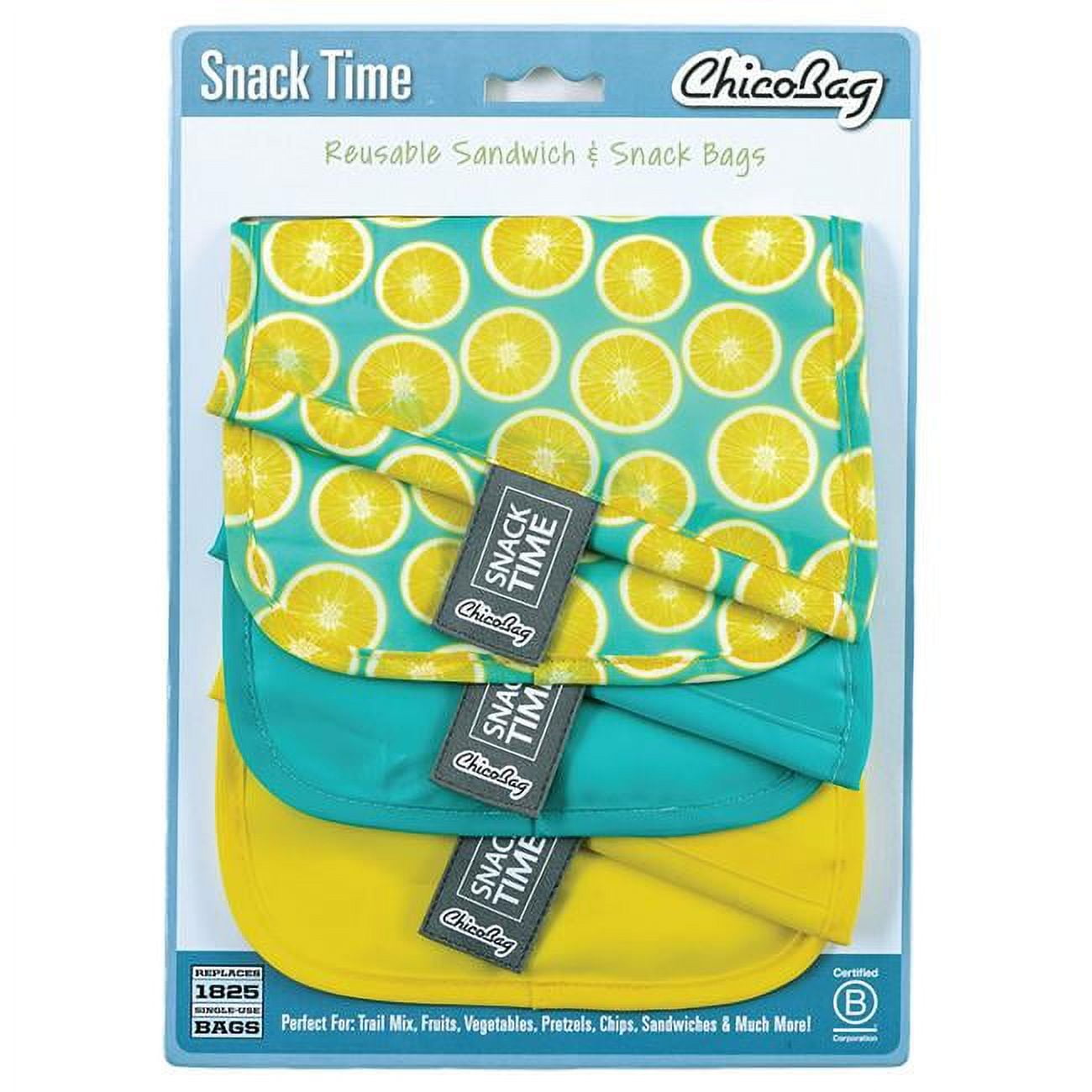 ChicoBag Snack Time Sandwich Bag-Lemon (2nd) - Walmart.com