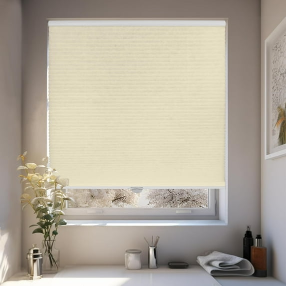 Chicology Beige Cordless Light Filtering Cellular Shades 46.5 in. W x ...