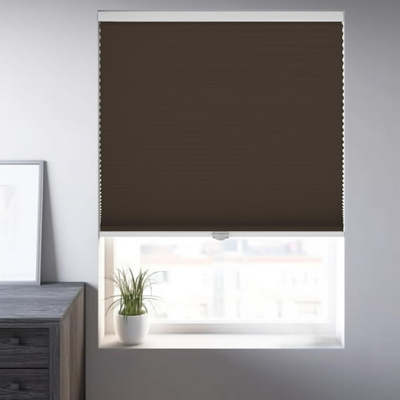 Chicology Brown Cordless Blackout Cellular Shades 54 in. W x 72 in. L ...