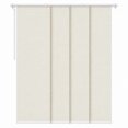 Chicology Cordless Panel Track Vertical Blinds, Light Filtering, Cream ...