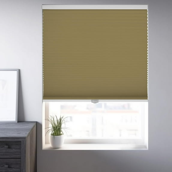Chicology Khaki Cordless Blackout Cellular Shades 60.5 in. W x 72 in. L ...