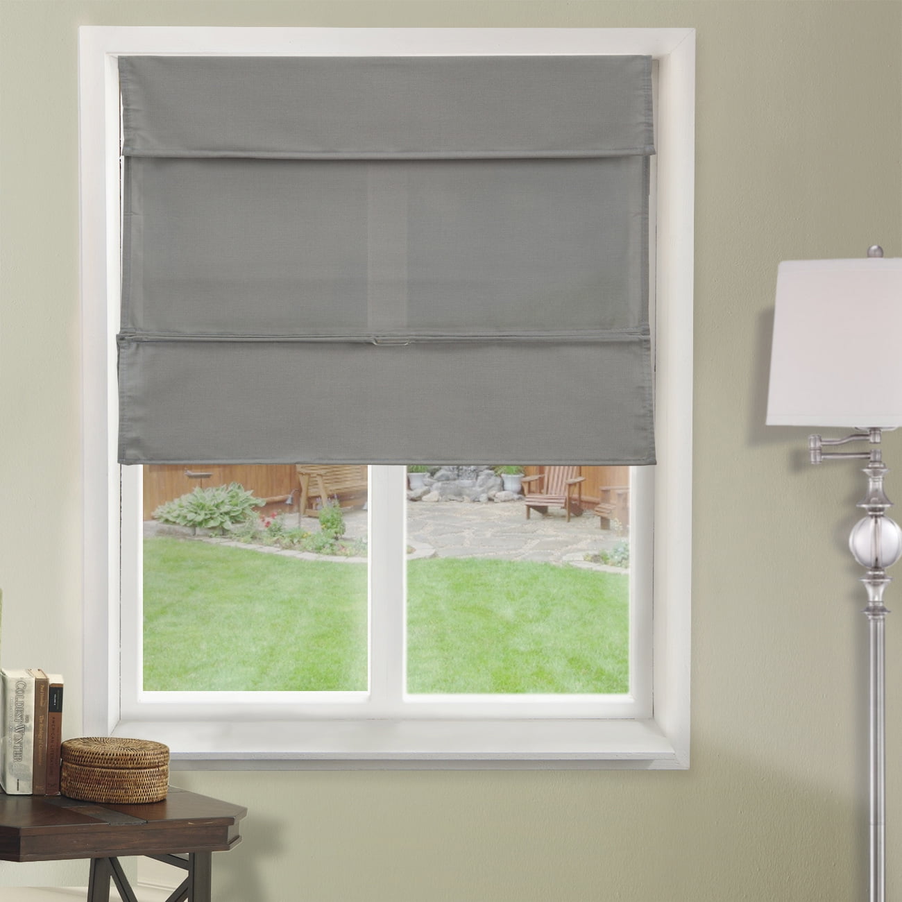 Chicology Light Filtering Cordless Magnetic Roman Shades - Walmart.com