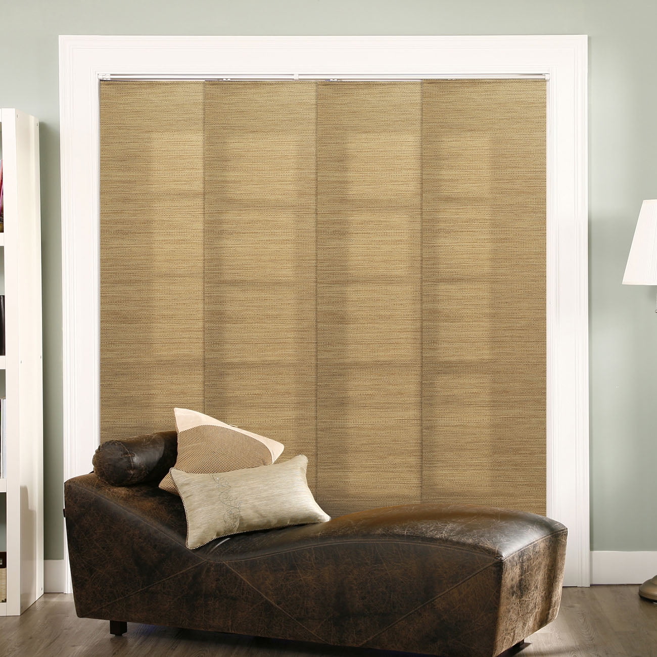 Chicology Privacy & Natural Woven Adjustable Sliding Panels - Walmart.com