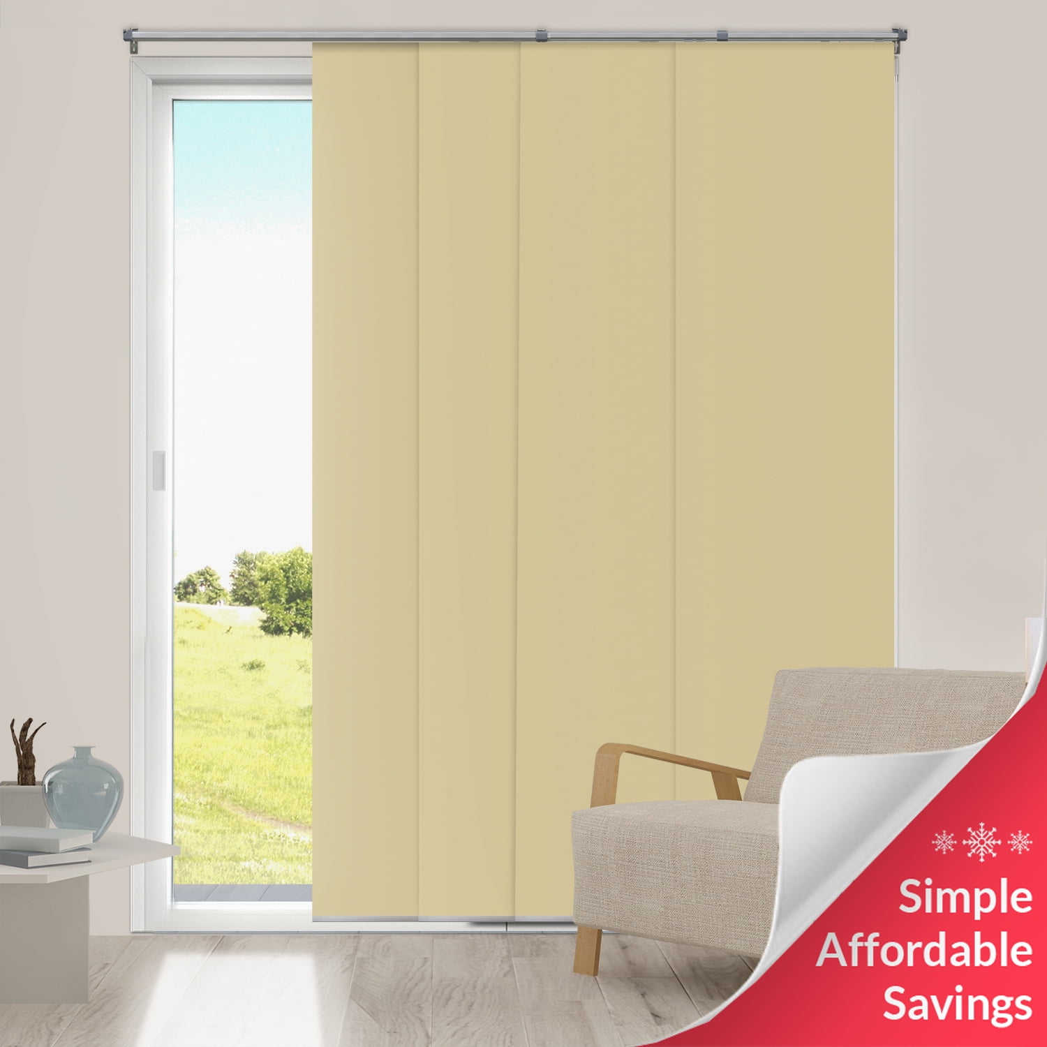 Chicology Thermal Adjustable Sliding Panels - Walmart.com