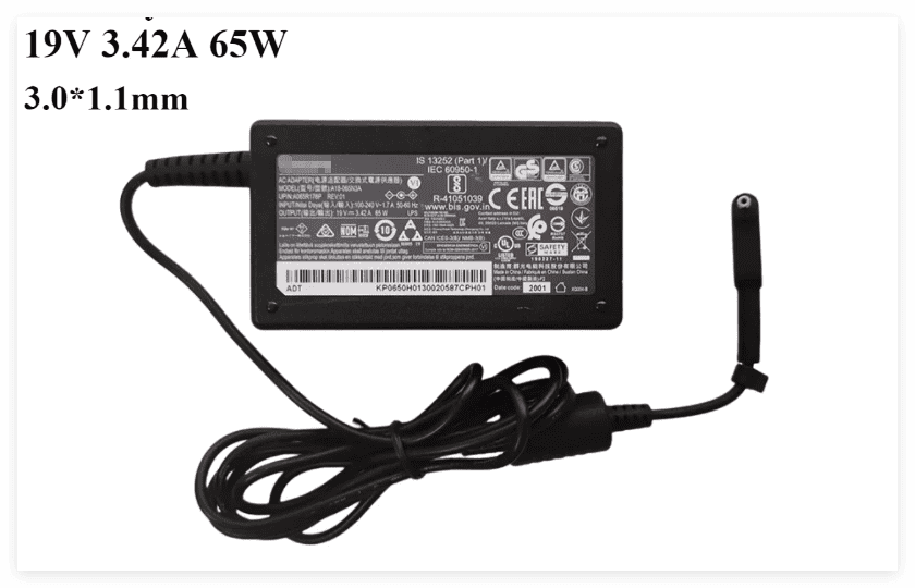 65W 19V 3.42A Charger for Acer Swift 3 Intel SF313-53 A18-065N3A 3.0*1 ...