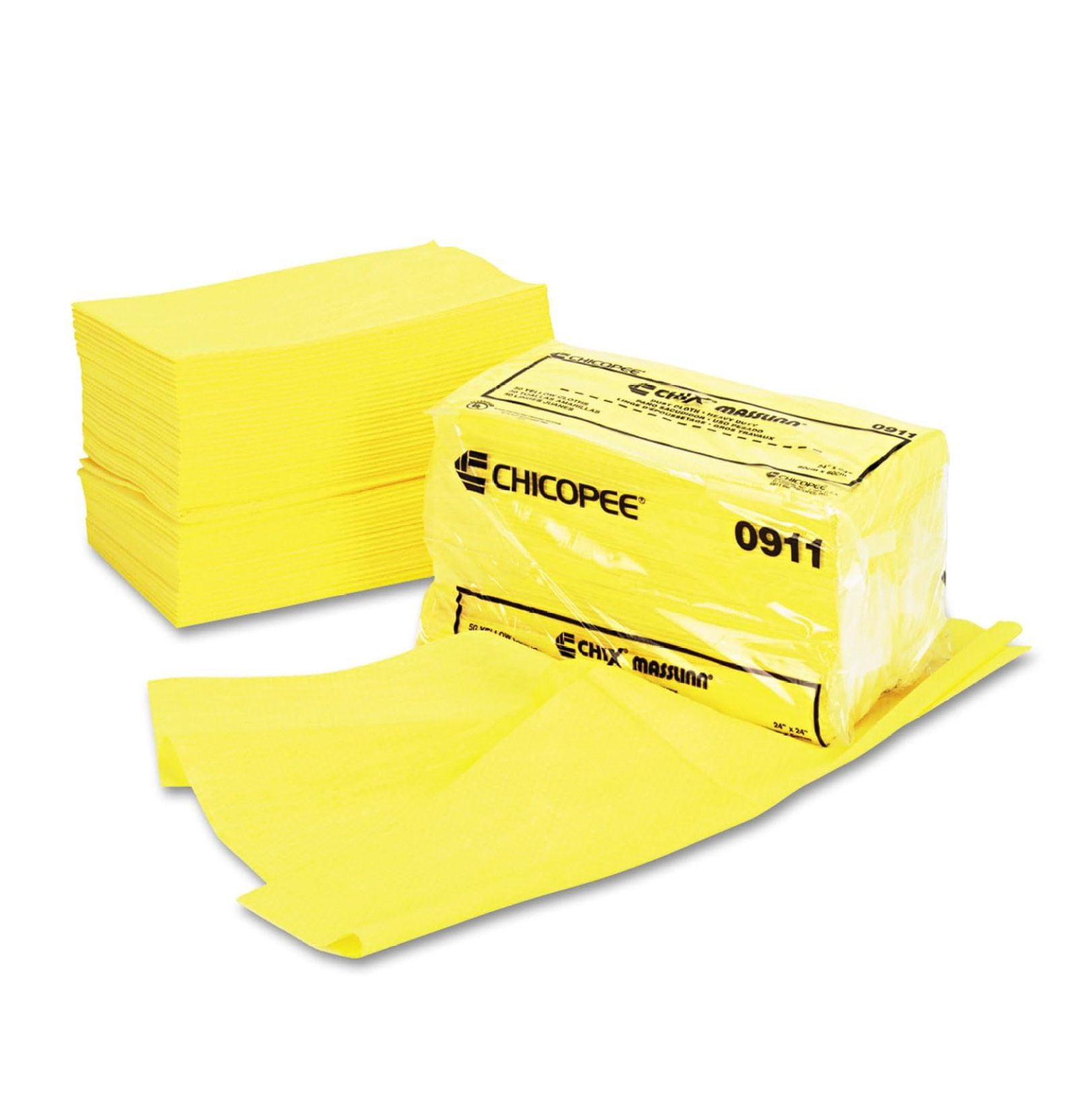Chicopee 0911 Masslinn 24" x 24" Yellow Dusting Wiper Cloth for ...