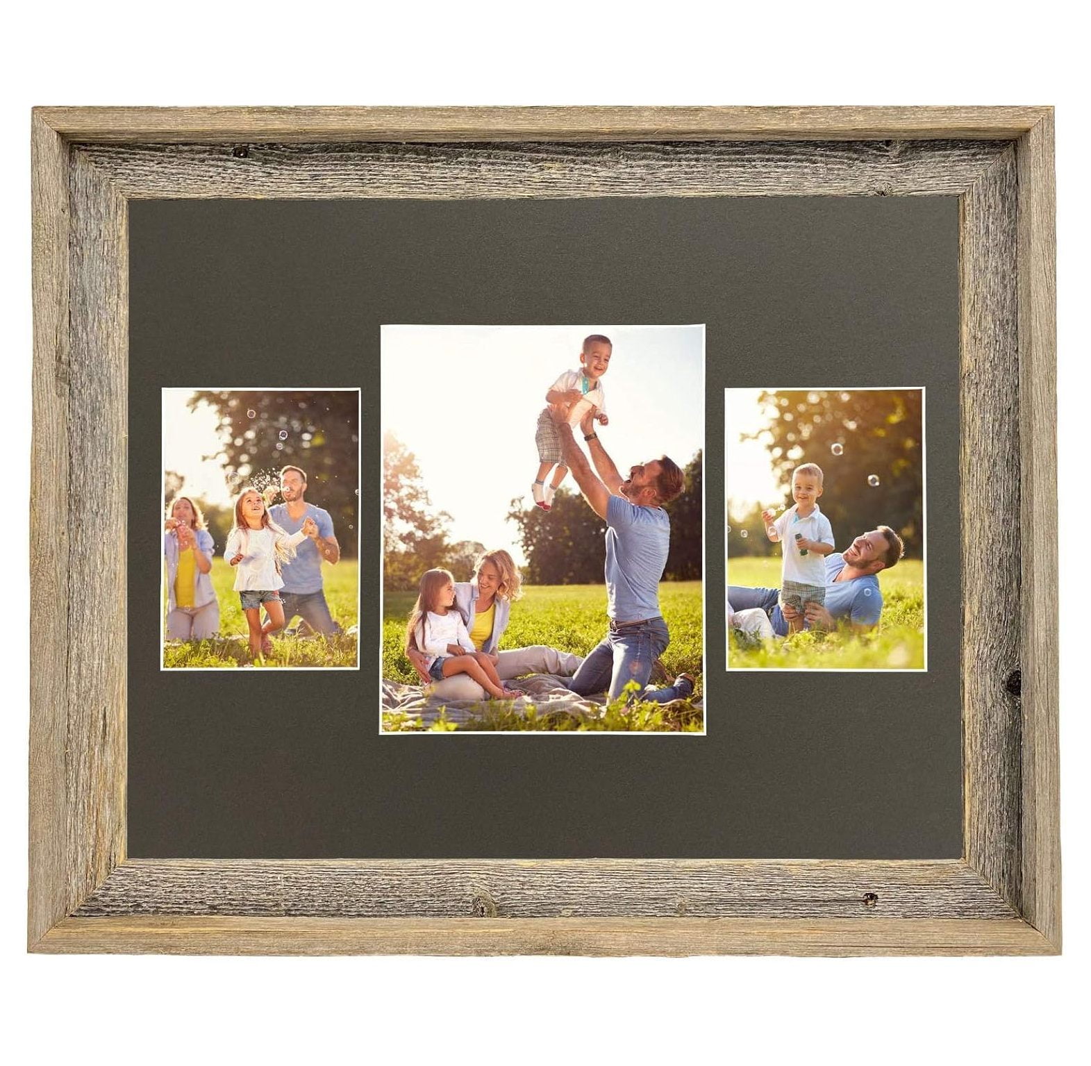 Chictail | Farmhouse Style Rustic 16x20 Collage Picture Frame | 3 ...