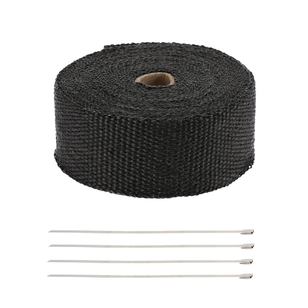 Chidian 1.5mm * 25mm * 5mm Exhaust Heat Wrap Roll Header Tube Fiber ...
