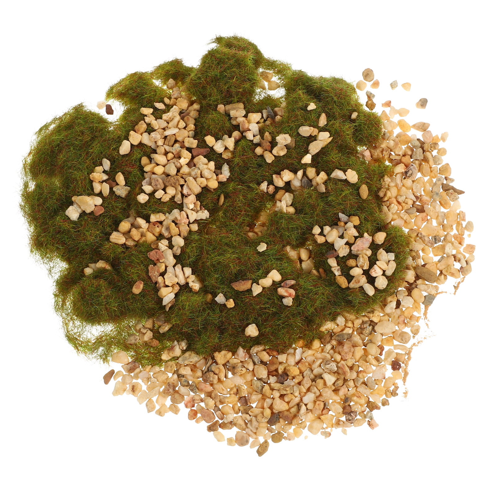 Chidian 1 Set Grass Terrain Powder Stone Green Fake Grass Fairy Garden ...