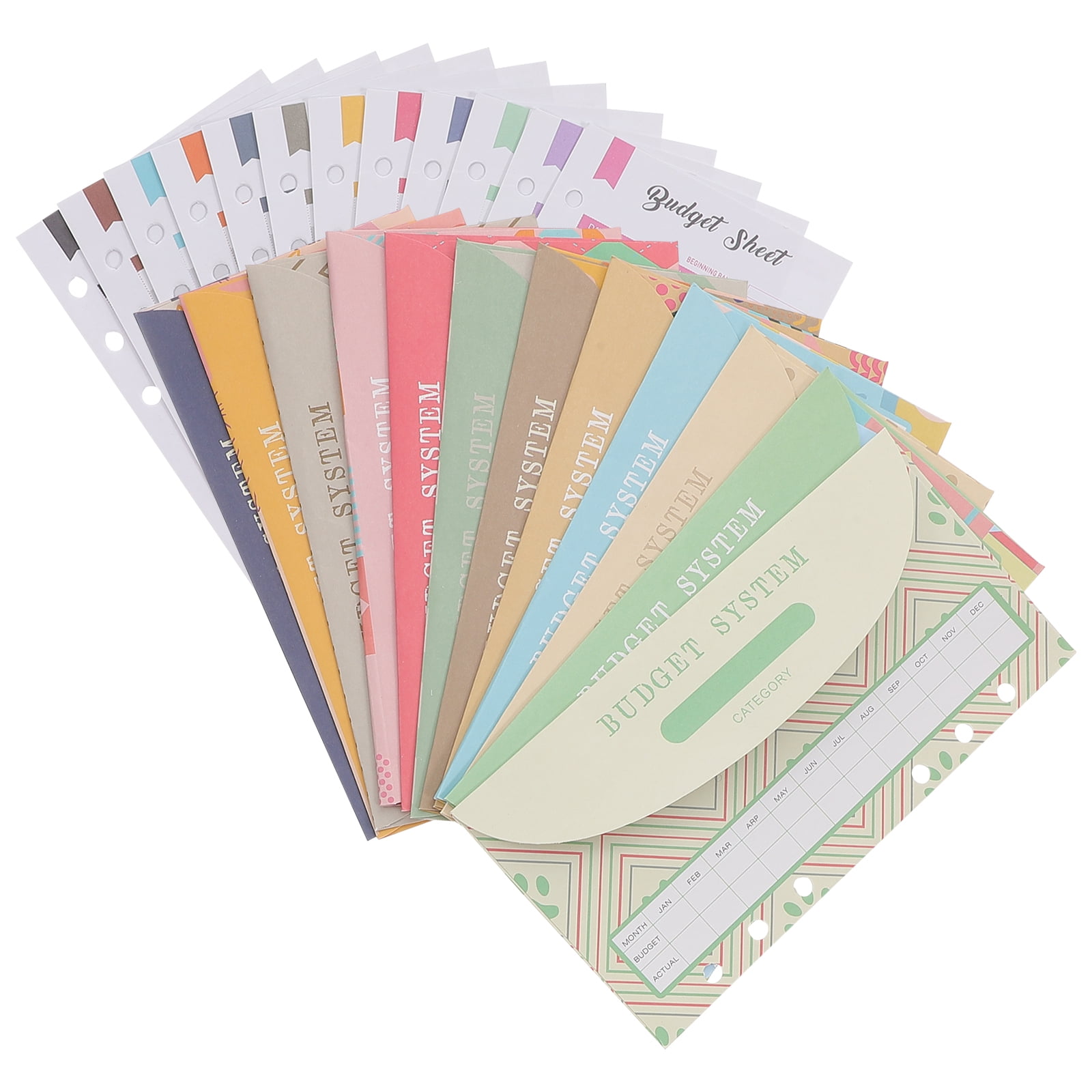 Chidian 1 Set Western Type Envelope Cash Envelopes Reusable Budget ...