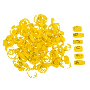 Chicken Thigh Ring Clip Numbered Leg Band Tags Chickens Ducks Leg Rings ...