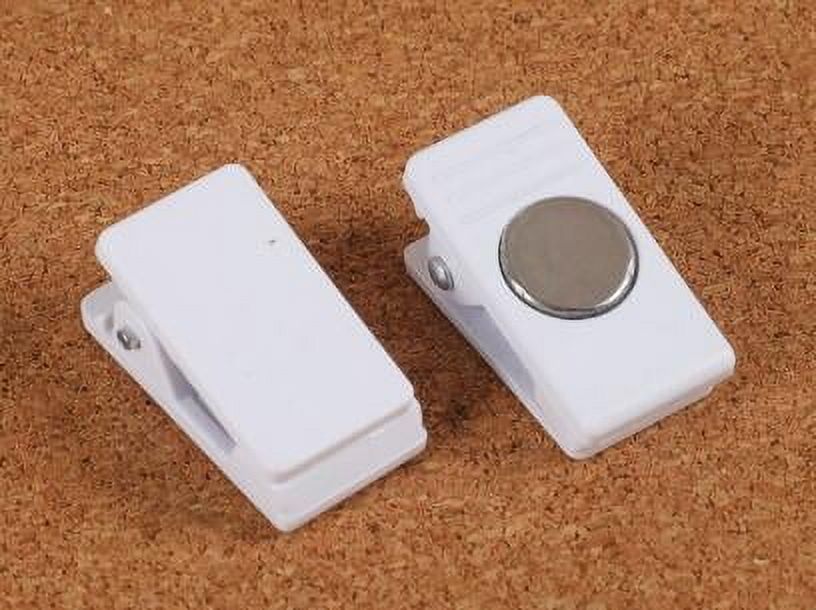 Chidian 10pcs Id Card Clips With Spring Badge Clips For Name Tags ...