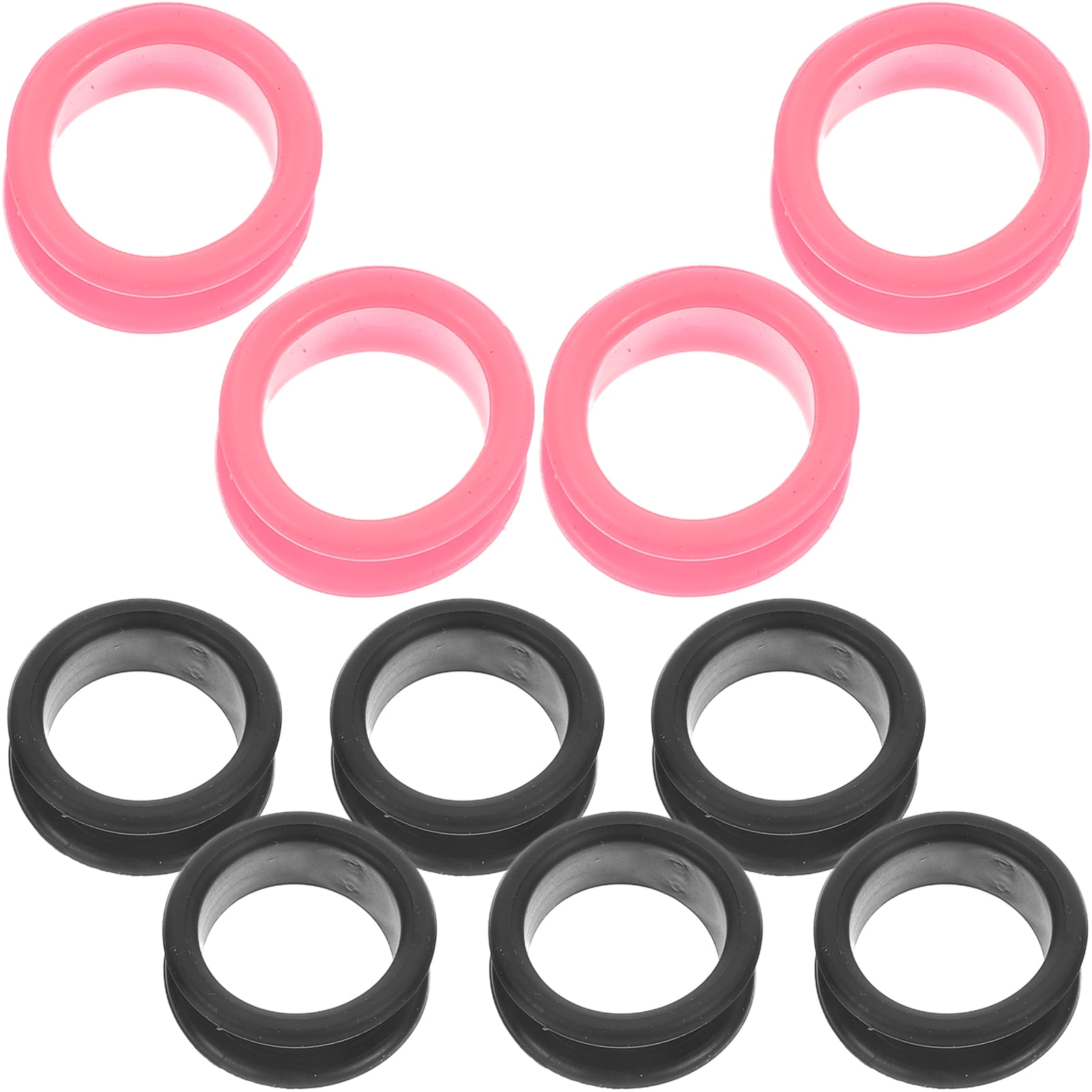 Chidian 10pcs Silicone Scissor Finger Rings Professional Shear Finger ...