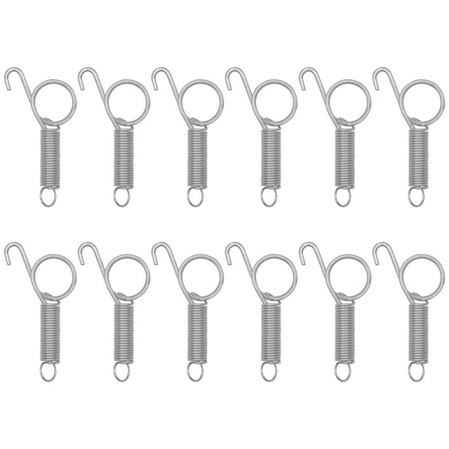 Chidian 12Pcs Spring-Latch Hooks Rabbit Cage Hooks Stainless Steel Pet ...