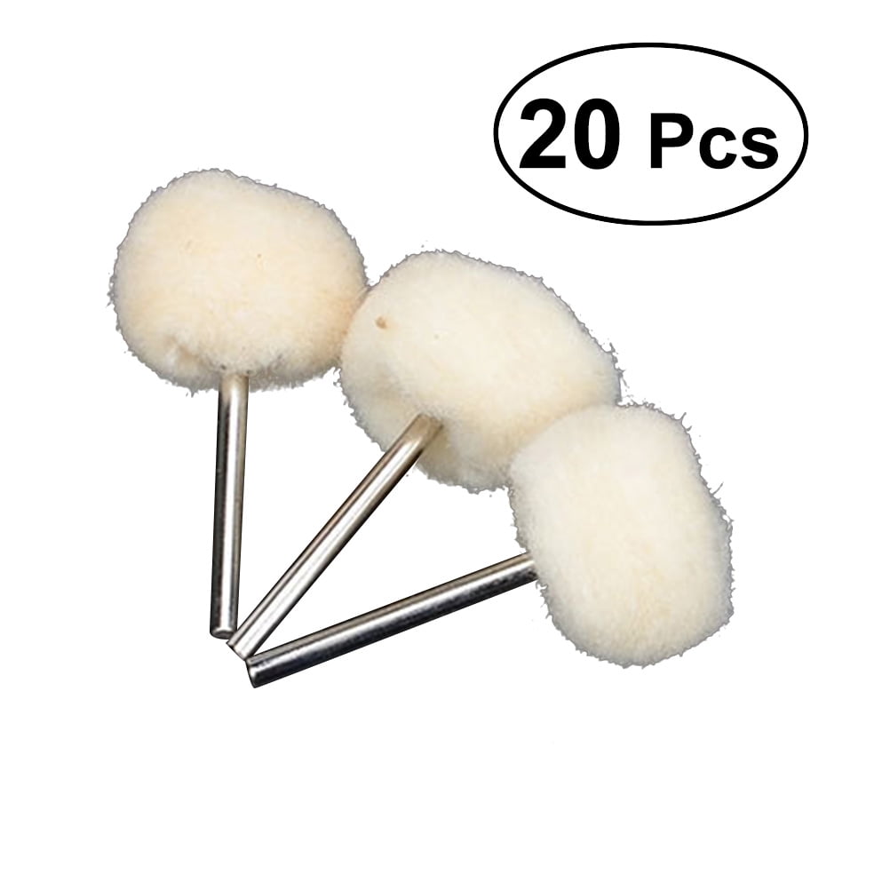 Chidian 20 PCS Wool Polishing Wheel Rotary Tools Jewelcrafting Rotary ...