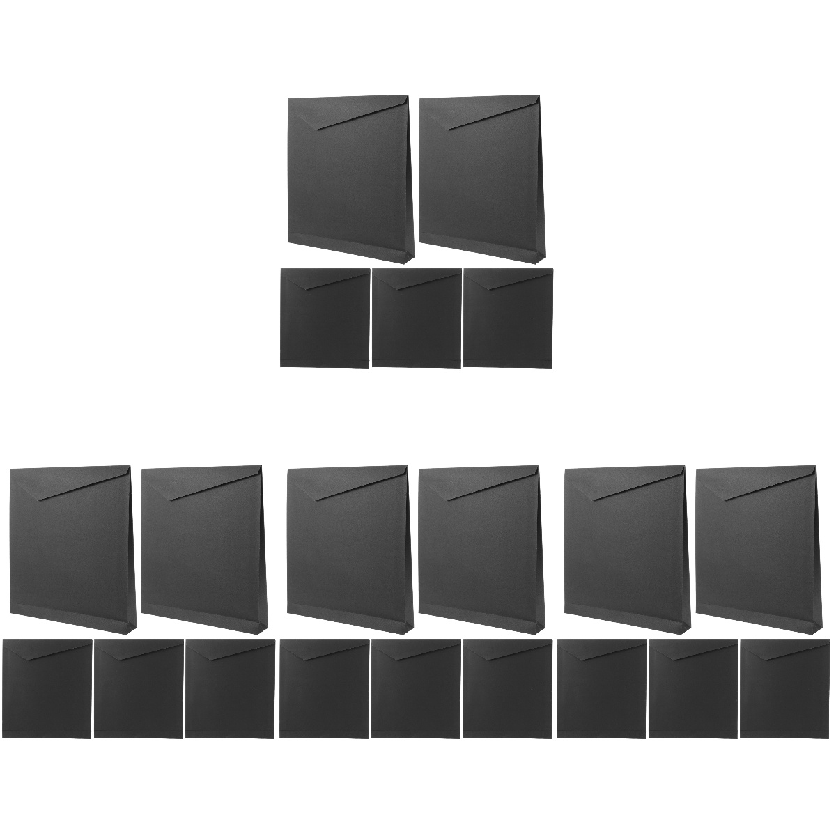 Chidian 20 pcs Kraft Paper Bags Costume T Shirt Paper Bags Gift Card ...