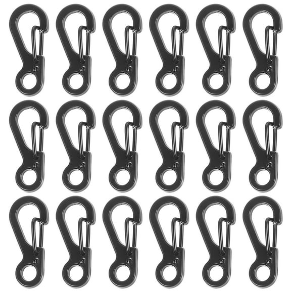 SIEYIO Heart Shaped Carabiner Clip Spring Snap Hook Backpack Clips ...