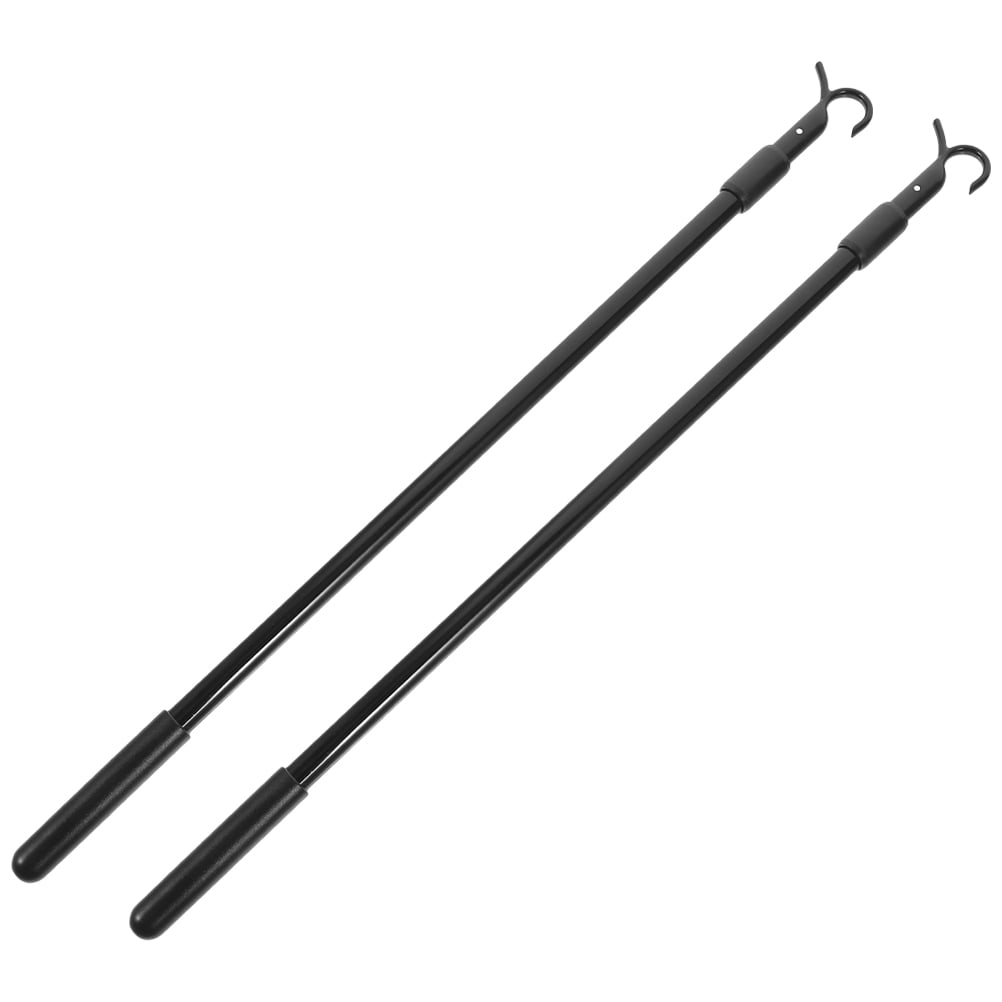 Chidian 2pcs Curtain Pull Wand Adjustable Drapery Pull Rod Curtain Pull ...