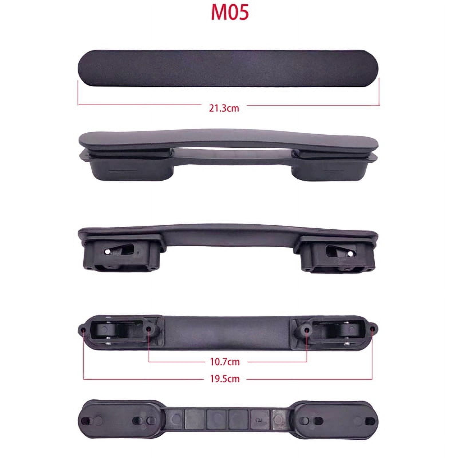 Chidian 2pcs Plastic Luggage Handles Suitcase Pull Handle Plastic ...