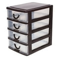 Chidian 4 Layer Drawer Type Storage Box Drawer Type Closet Portable ...