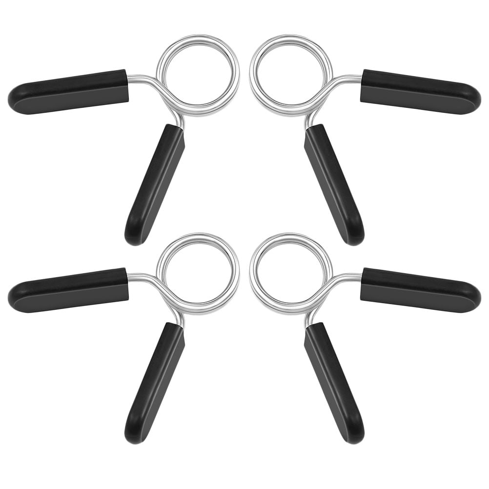 Chidian 4pcs Weightlifting Dumbbell Clamps Spring Clips Barbell Clamps ...