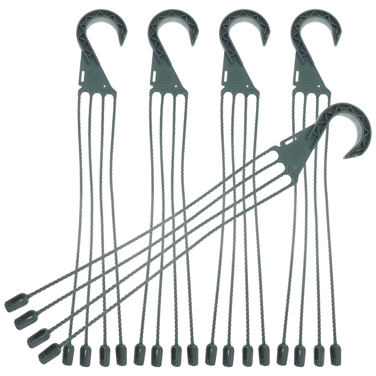 Chidian 5pcs Plastic Hanging Basket Hooks Hanging Planter Holder Flower ...