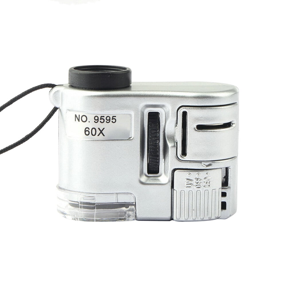 Chidian 60X Mini Microscope Magnifier Loupe Currency Detector for ...