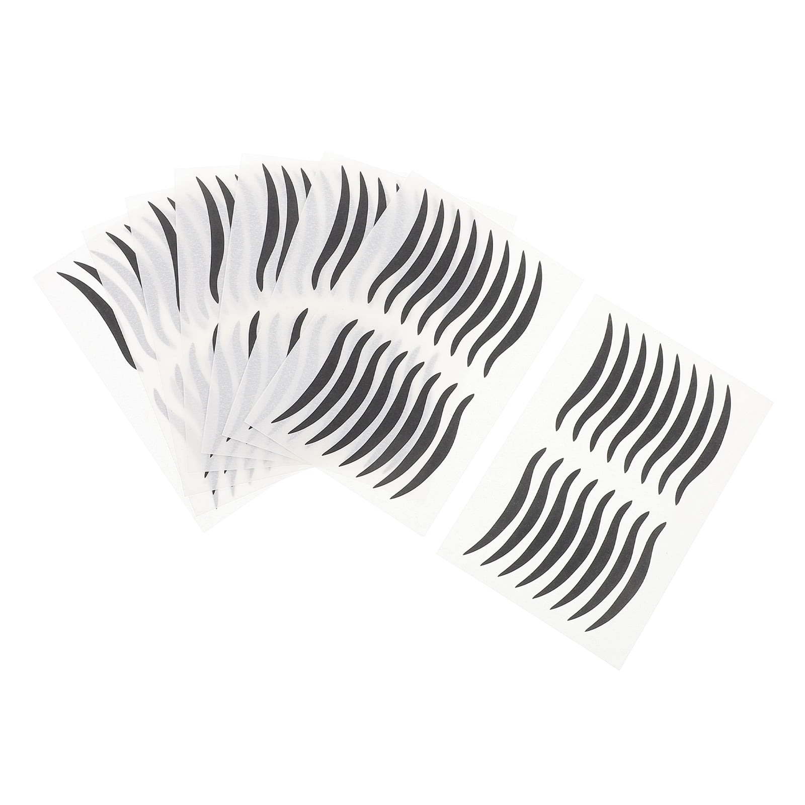 Chidian 80 Pairs Black Eyeliner Stickers Reusable Eyelid Tape Invisible ...