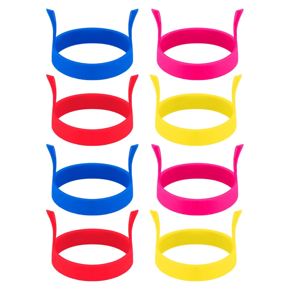 Chidian 8pcs Silicone Egg Rings Food Grade Egg Cooking Rings Kitchen ...