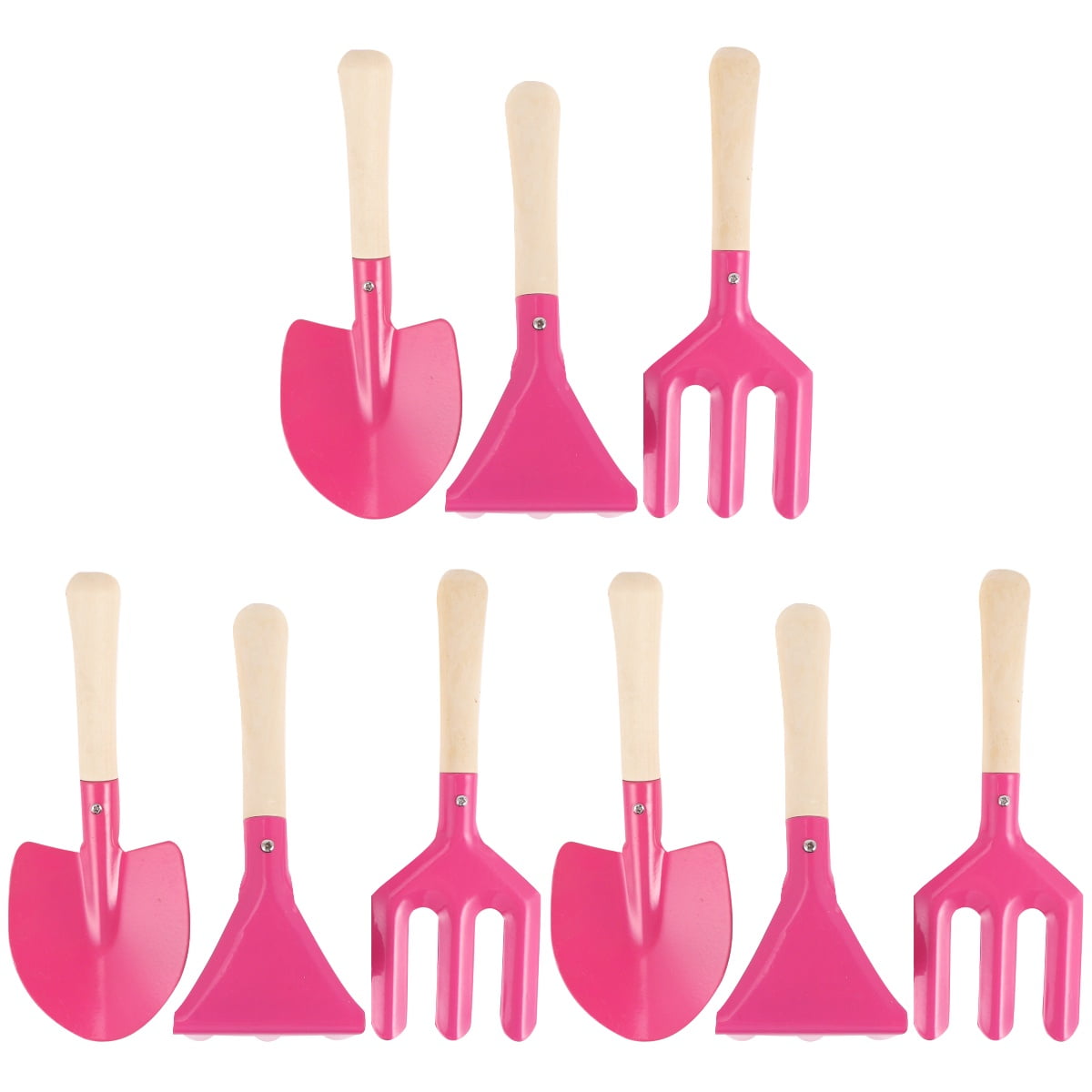 Chidian 9 pcs Gardening Tools Mini Spade Rakes Bonsai Planting Tools ...