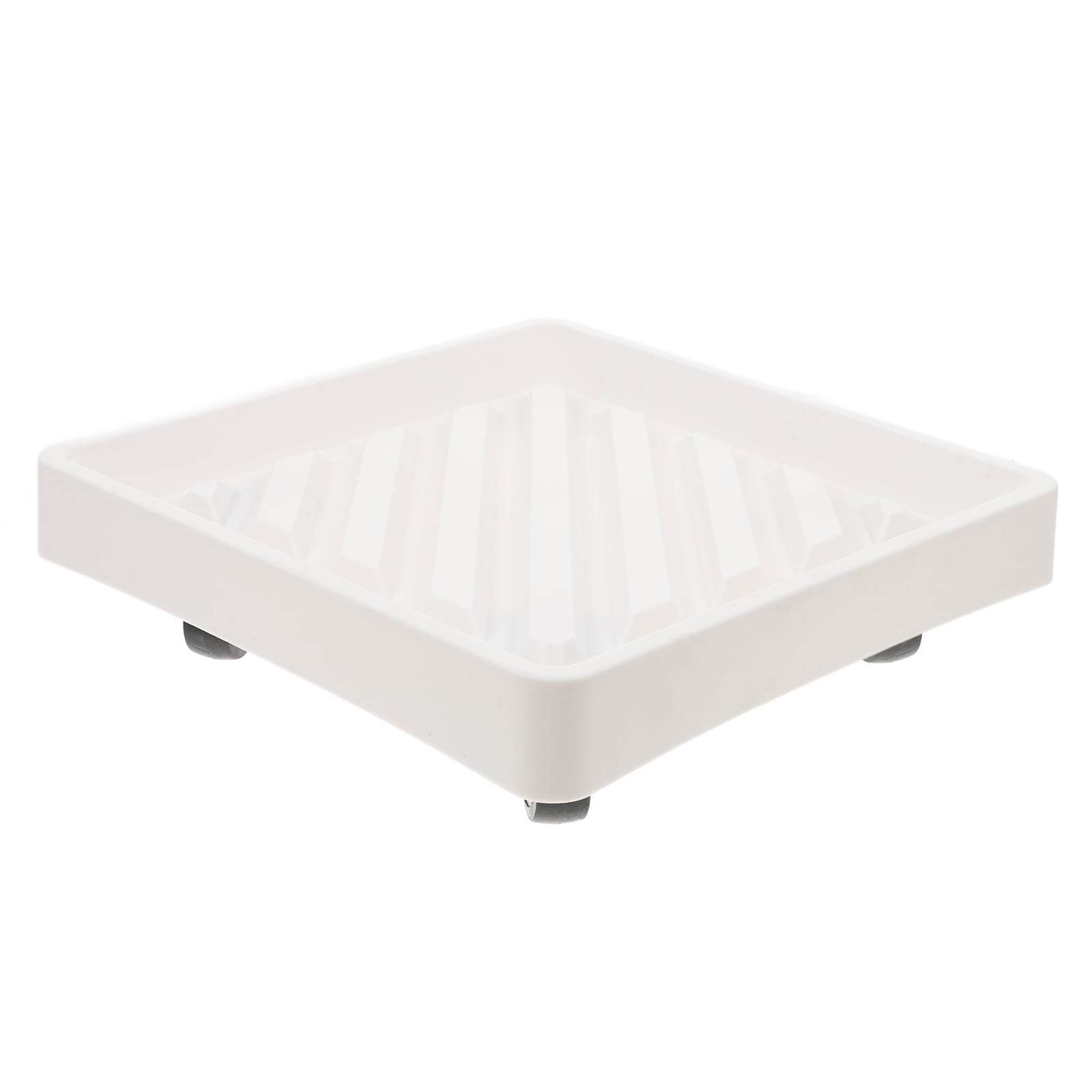 Chidian Square Planter Stand On Wheels Square Planter Tray With Wheels ...