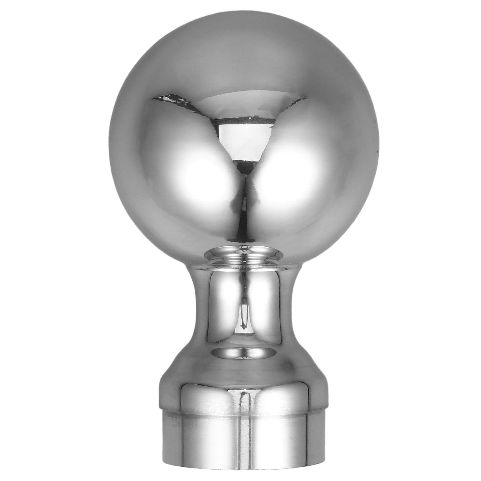 Metal Fence Post Cap Flag Pole Ornament 2pcs Post Caps Cover Stair Railing Balls Finial Balls ...