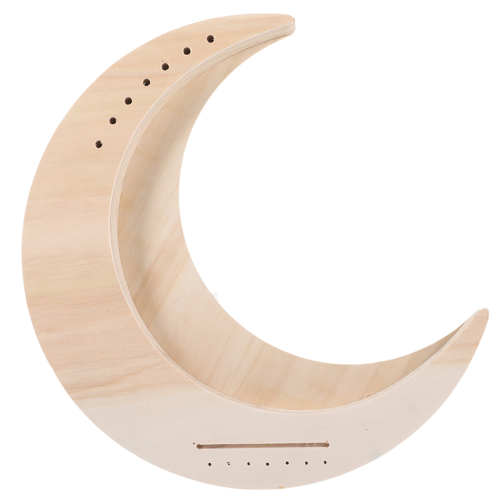 Chidian Wood Lyre Harp 7 String Lyre Harp Moon Shape Lyre Harp Portable