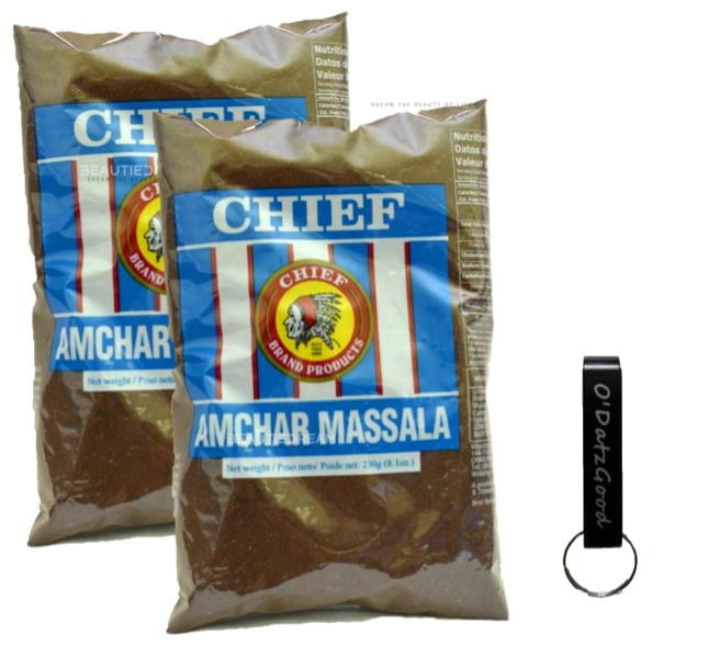 Chief Amchar Massala 8 oz (230g) Pack of 2 Packaged w/ ODatzGood ...