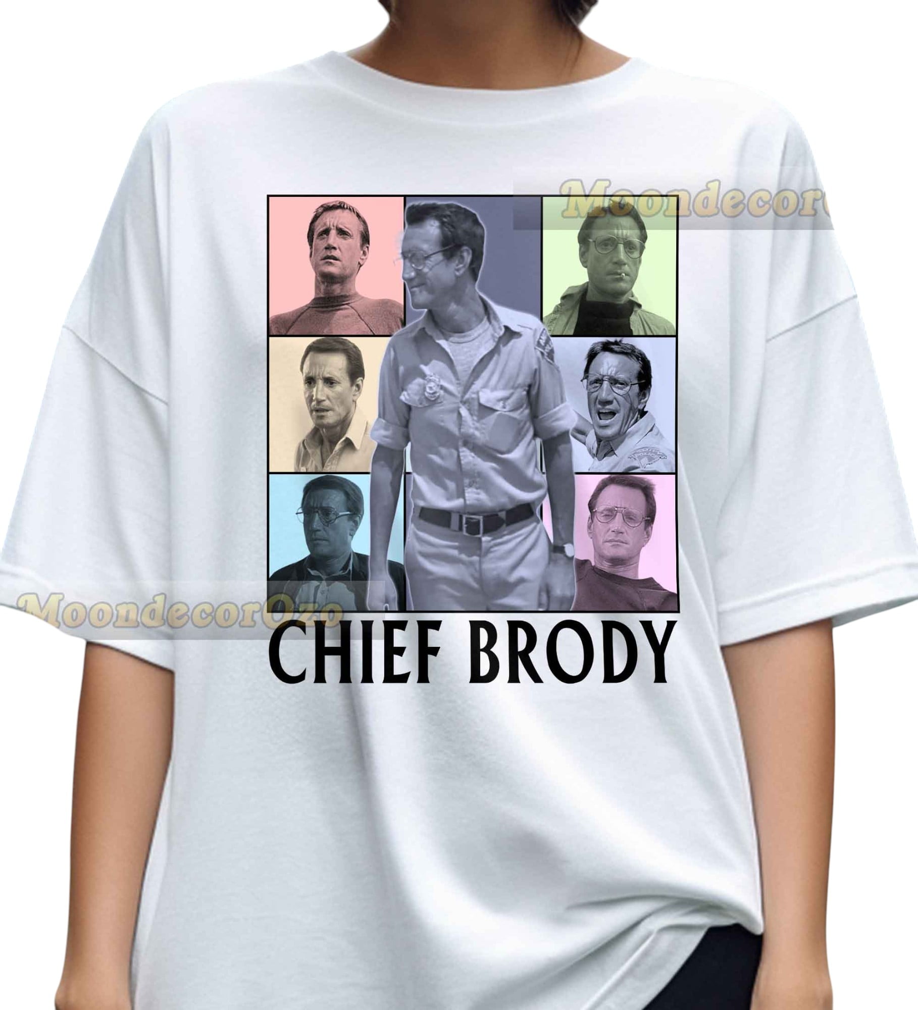 Chief Brody Mutil Style TShirt, Movie Character, Gifts for her, Gifts ...